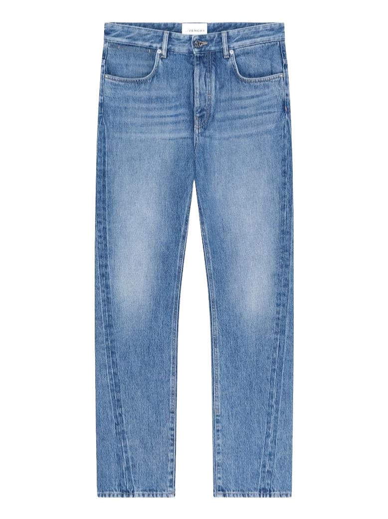 GIVENCHY Givenchy Logo Patch Straight-Leg Jeans